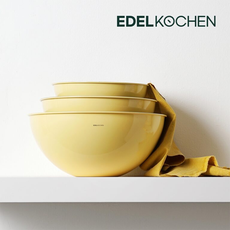 Thố inox 304 Edelkochen Hàn Quốc 20cm màu vàng - GIA DỤNG NHỎ